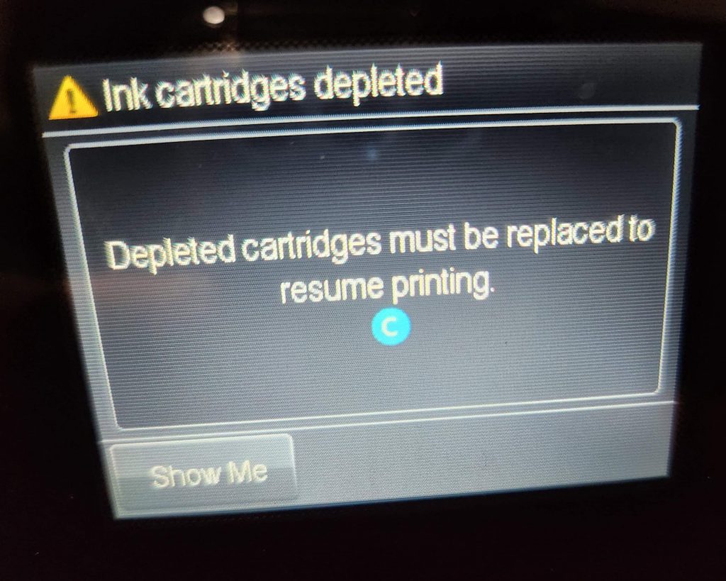 How to Resolve "Depleted cartridges" errors for HP printers - Smart Ink ...