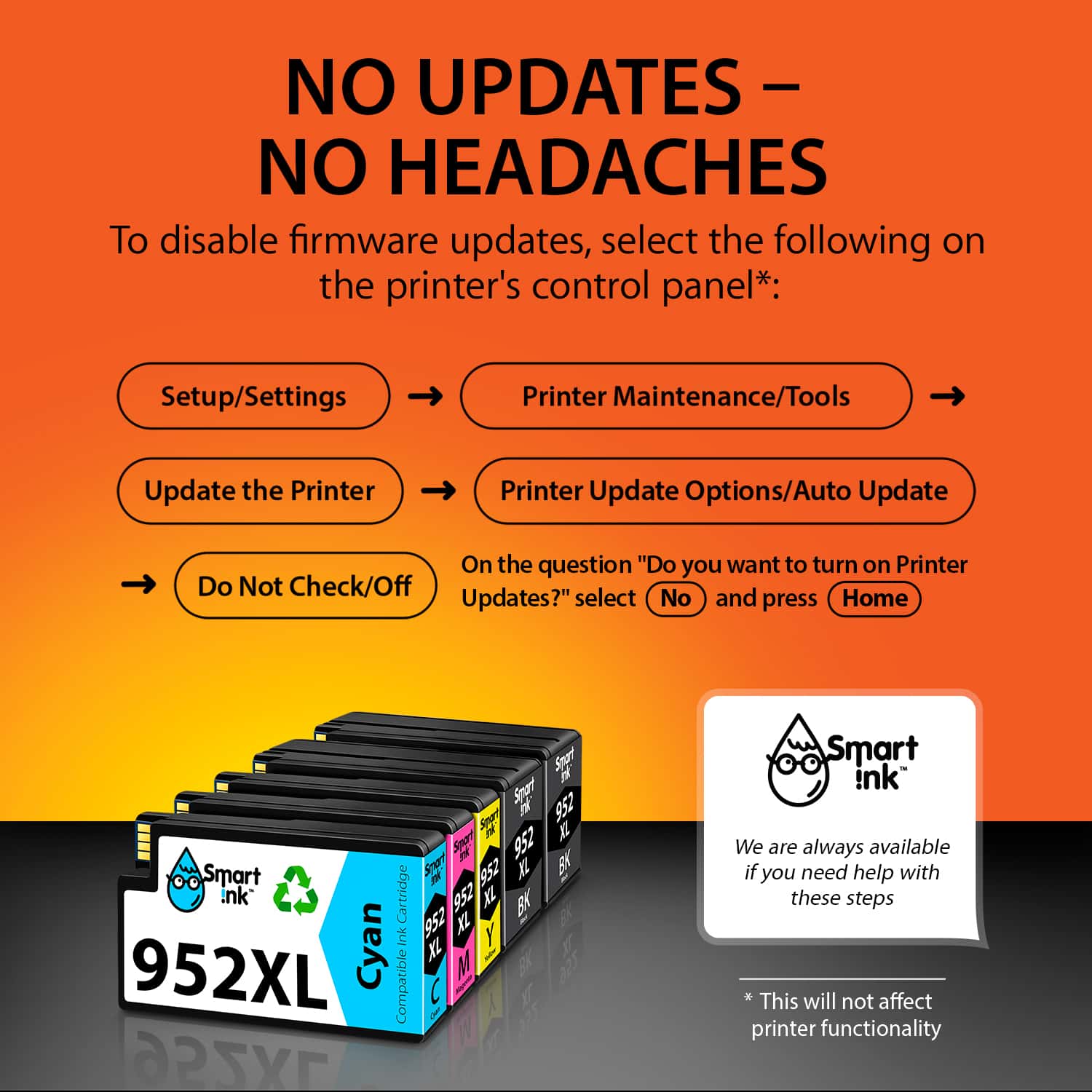 Get compatible HP 952XL Ink Cartridges (5 Combo Pack: 2 Black, Cyan ...