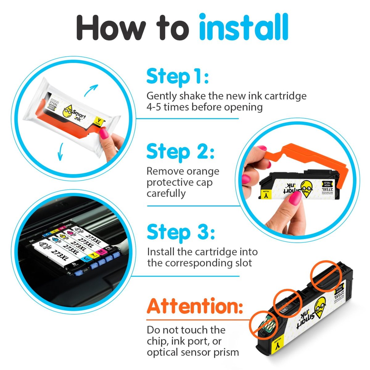 Epson T273 XL (5 pack) Replacement Ink Cartridges - Buy Epson T273 XL ...