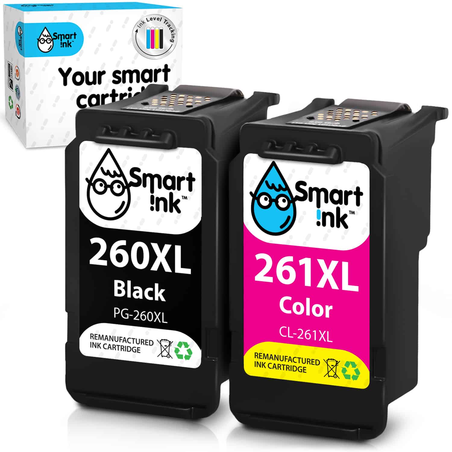 Get Remanufactured Canon 260XL 261XL Ink Cartridges 2 Piece Combo Get Remanufactured Canon 260XL 261XL Ink Cartridges 2 Piece Combo